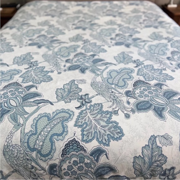 Pottery Barn | Bedding | Pottery Barn Paige Palampore Floral Blue ...